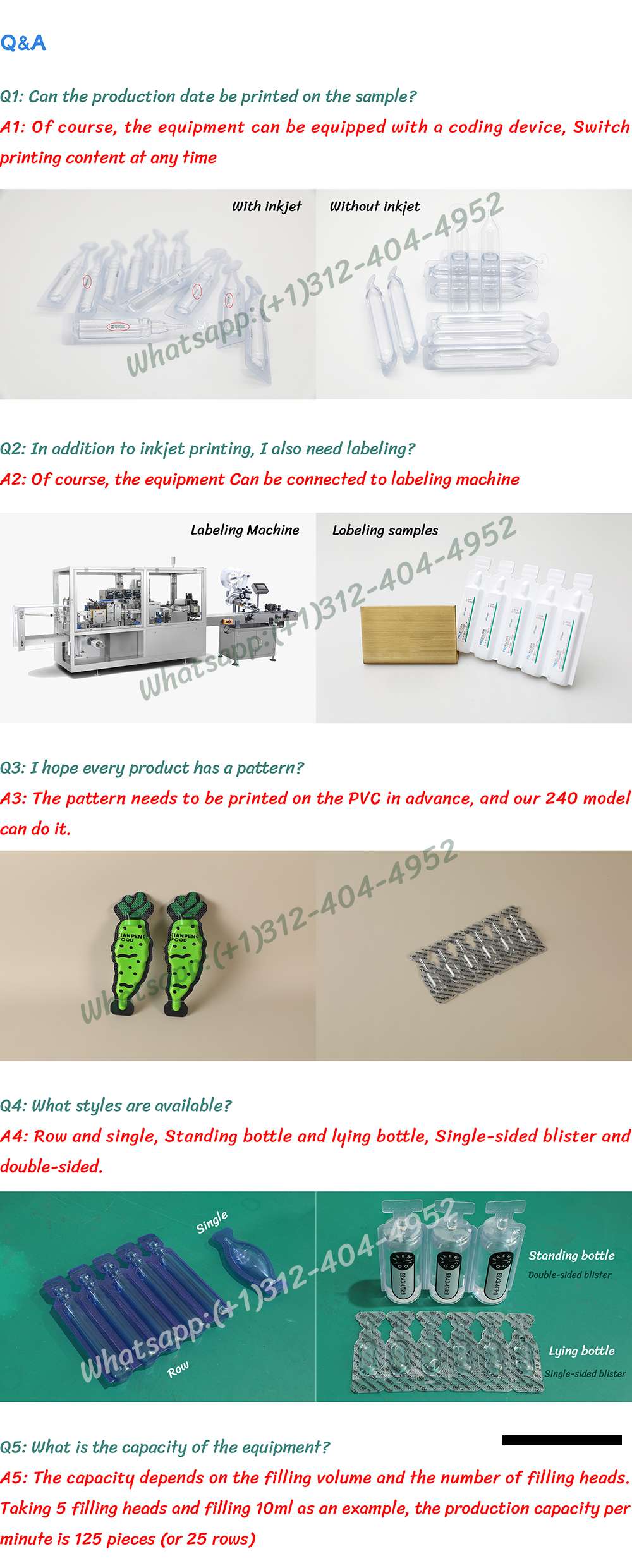 Medical Care Liquid Plastic Ampoule Filling Machine for Safe Packaging ...